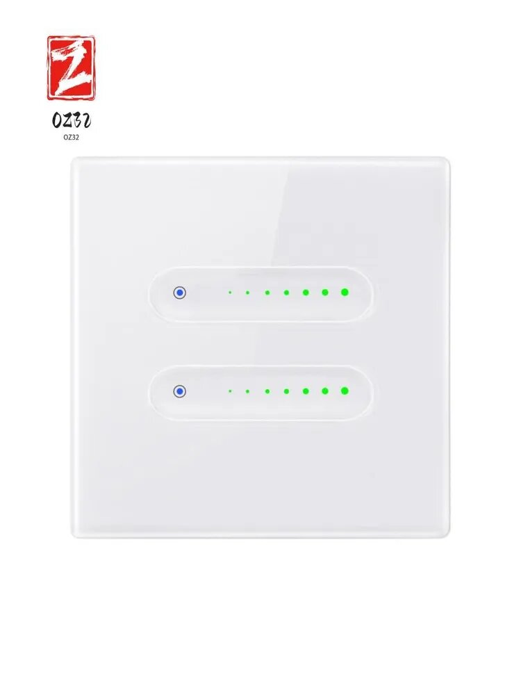 G0(A H Q K) Умный Диммер Tuya WiFi EU 2-Клавишный Сенсорный Выключатель Света B