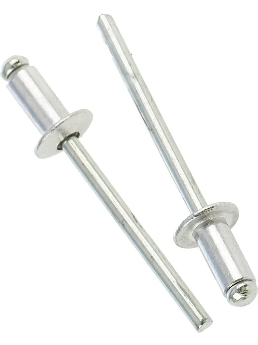 Заклепки вытяжные алюминиевые 4.8х18 мм для тонких листов