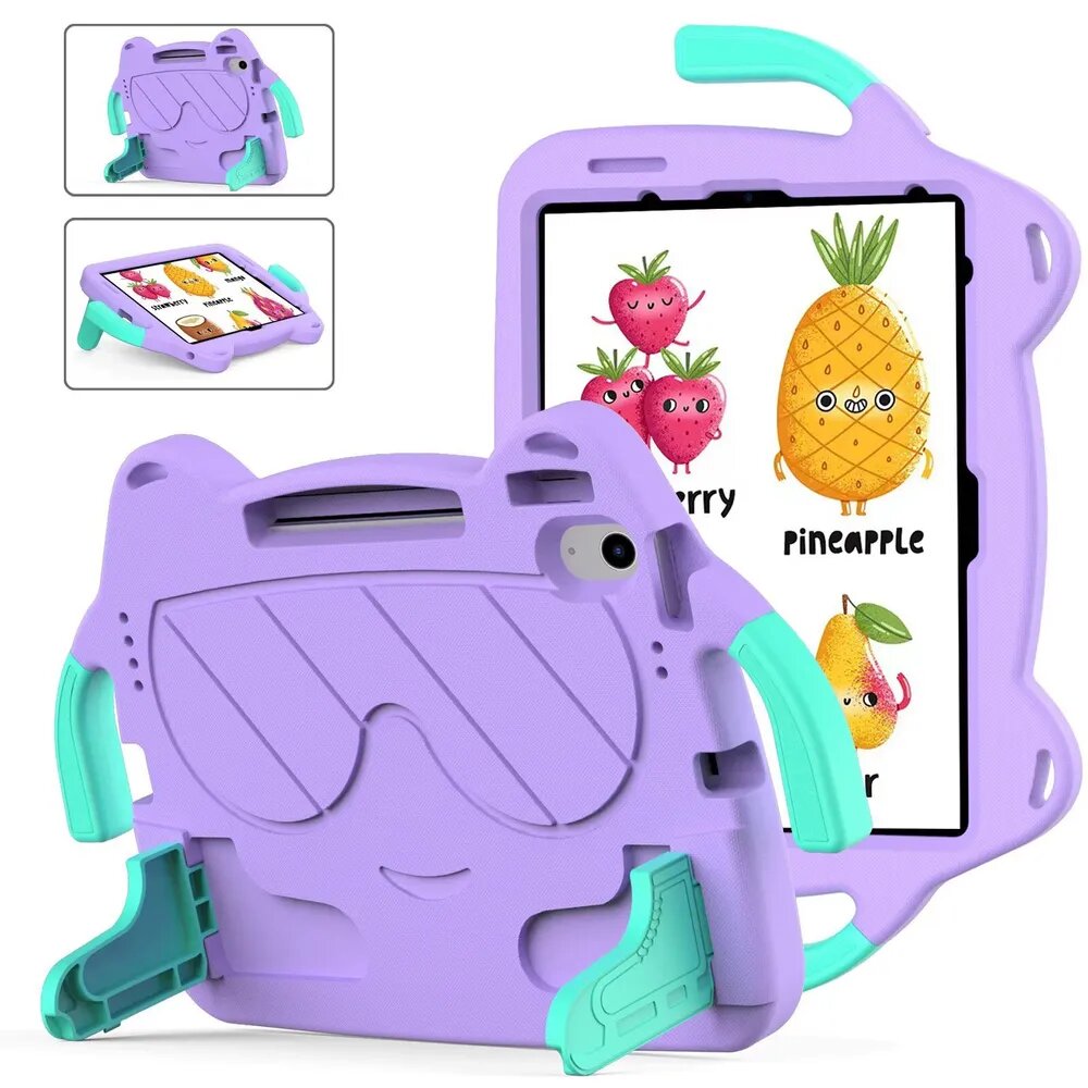 Чехол Для iPad 11 A16 (2025) / iPad 10 10.9" (2022) защитный EVA для детей, С Ручка и держатель для ручки