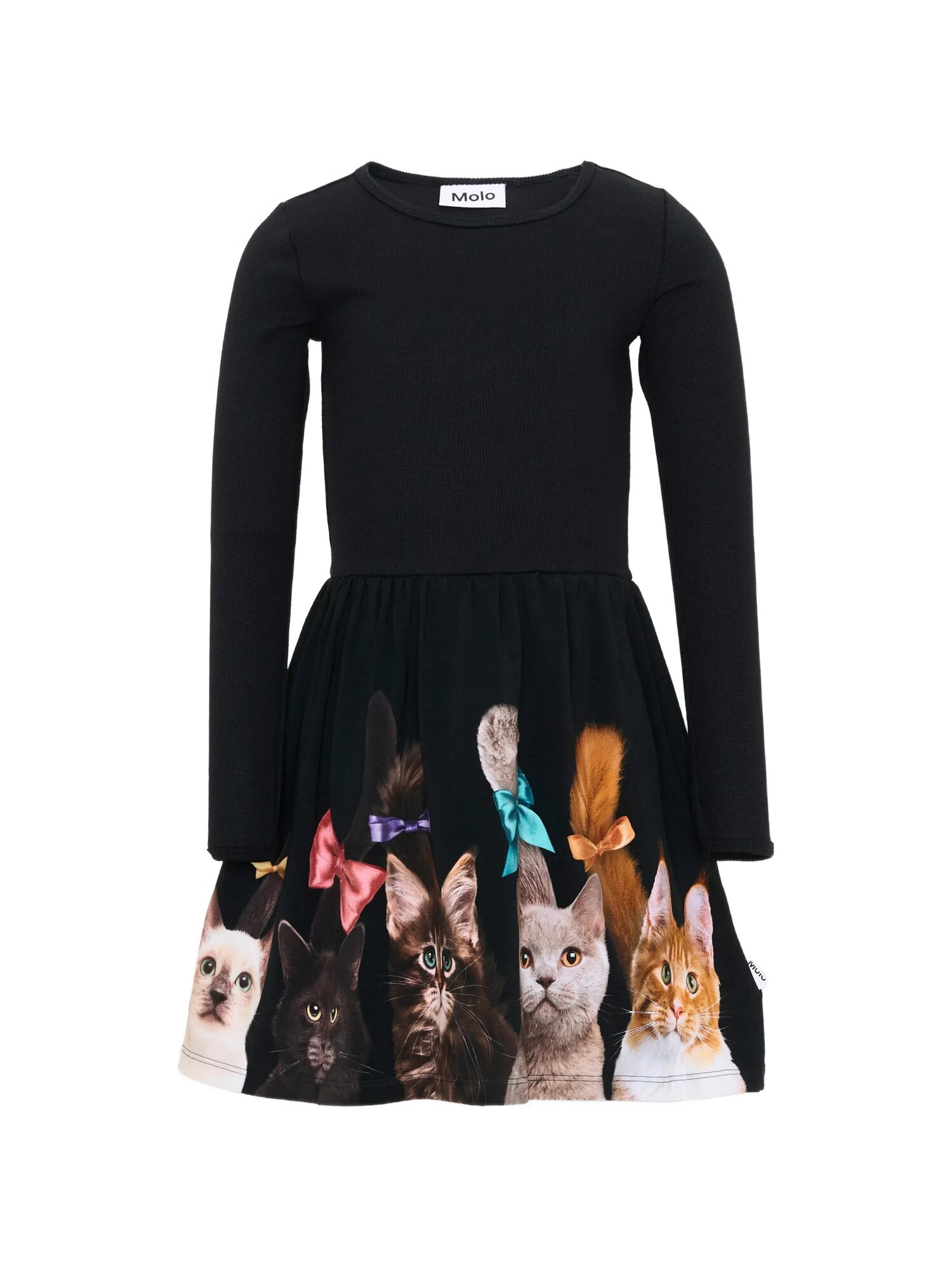 Платье Credence cat-print long-sleeve dress