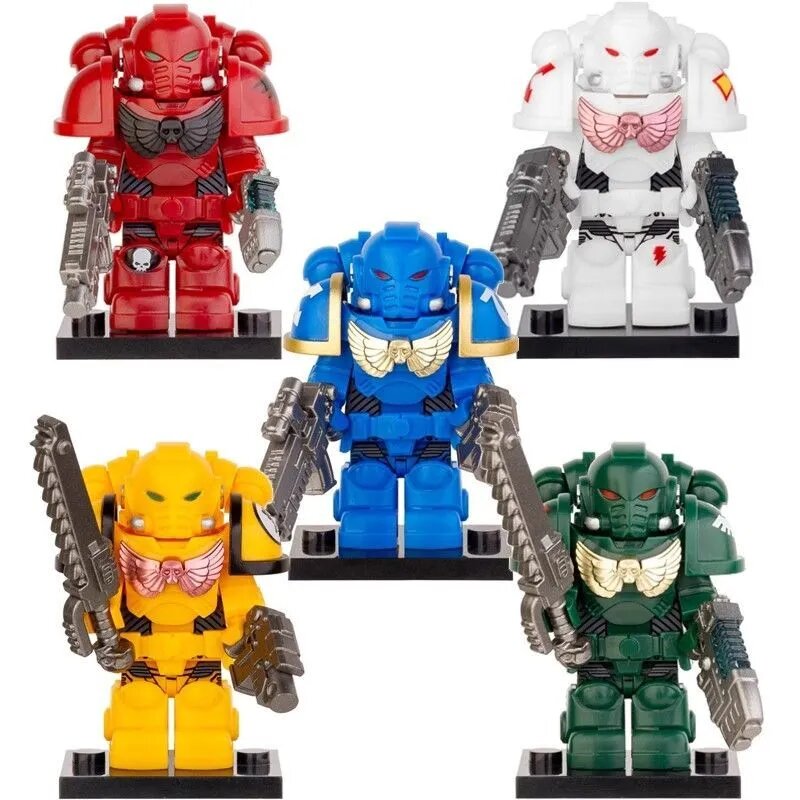 Warhammer 40000 Space Marines/Набор игрушки минифигурки Вархаммер 40000 5 шт/Совместимы с минифигурки лего