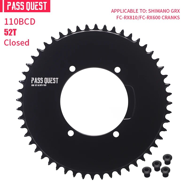 PASS QUEST 52T звезда 110BCD для Shimano GRX