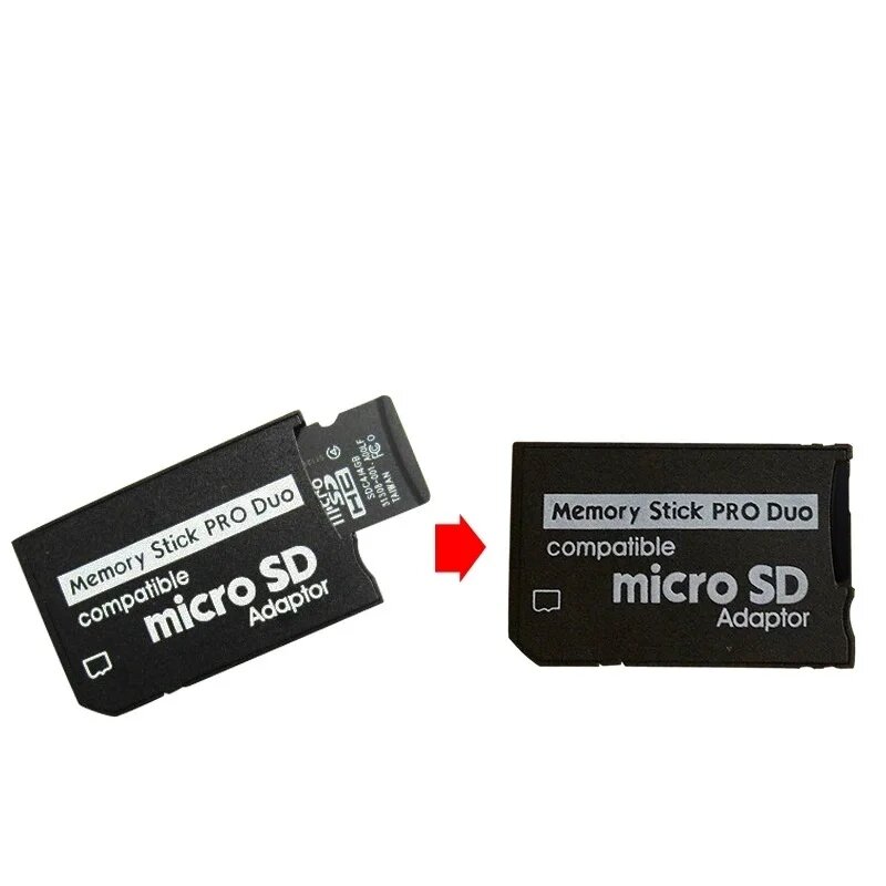 Micro SD карта 128 ГБ + адаптер Memory Stick PRO Duo — фото 1