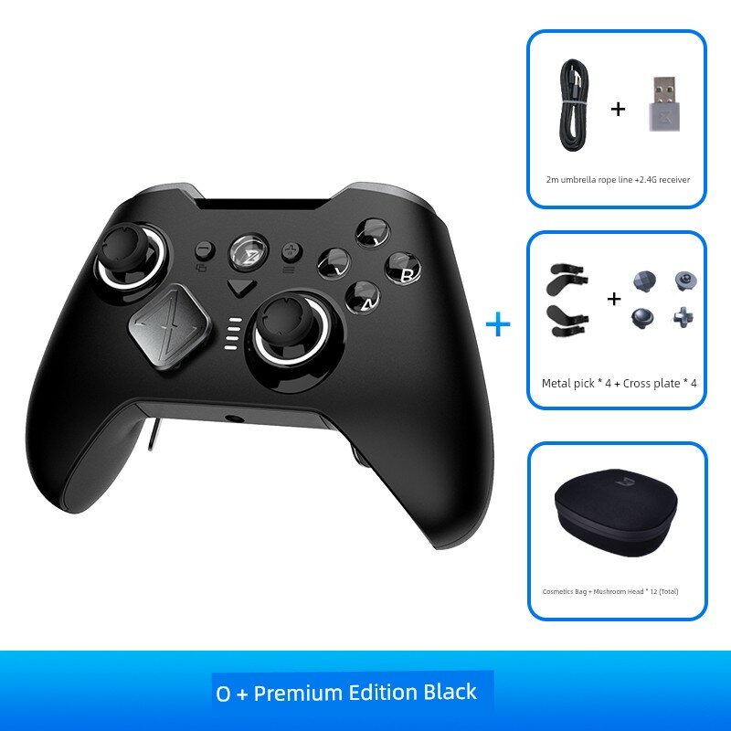 Беспроводной геймпад O+ Elite Edition для Android iOS Switch PC - Черный