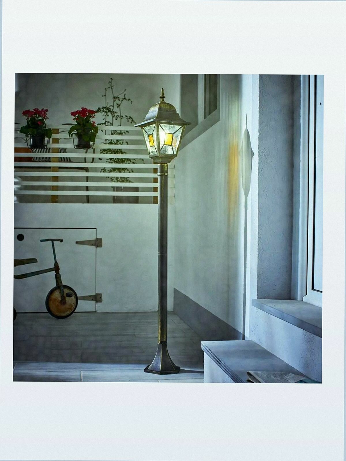 Уличный столб Inspire Chester, 1xE27x100 Вт, 120 см, синий; красный; желтый, IP44