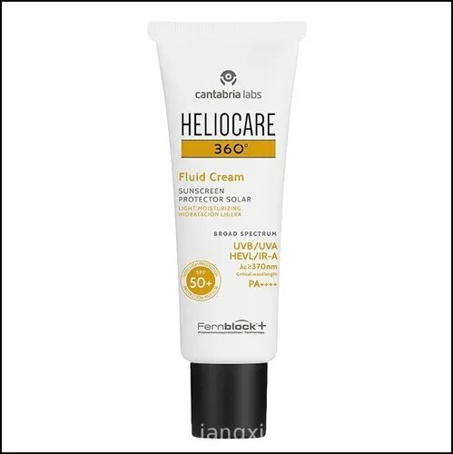 Бестселлер Heliocare 360 Fluid Cream Spf50, солнцезащитный крем 50 мл флюид спф 50