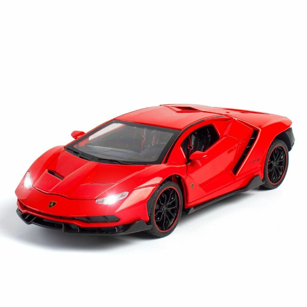 Коллекционная машинка 1:24 Toyota RAV4 Белая открывающиеся двери, капот, багажник, свет фар