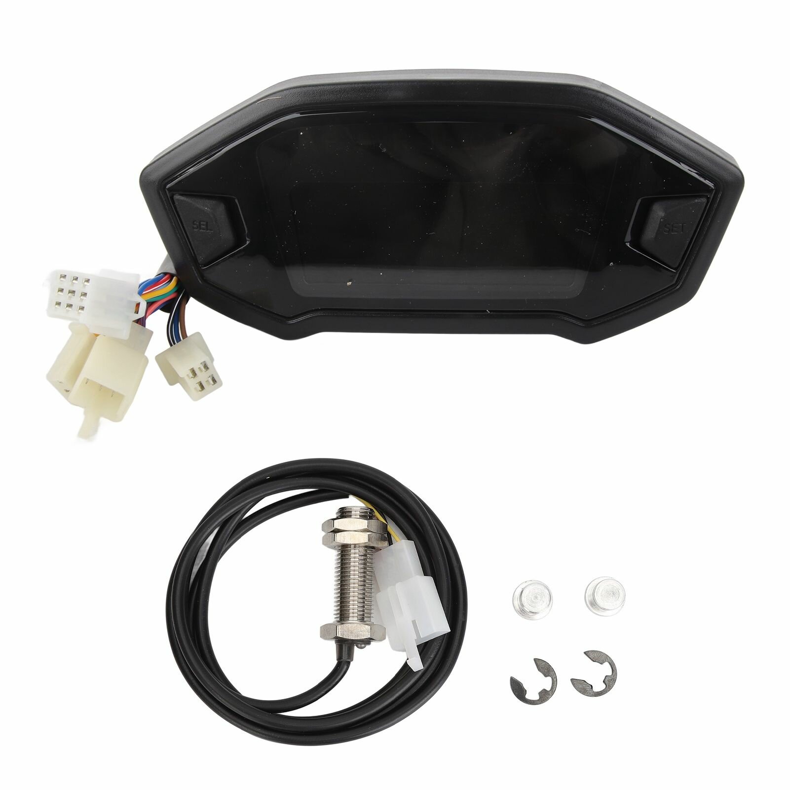 Приборная Панель Мотоцикла ЖК-Цифровой Дисплей Многофункциональный Спидометр, Одометр, Тахометр для Мотоцикла