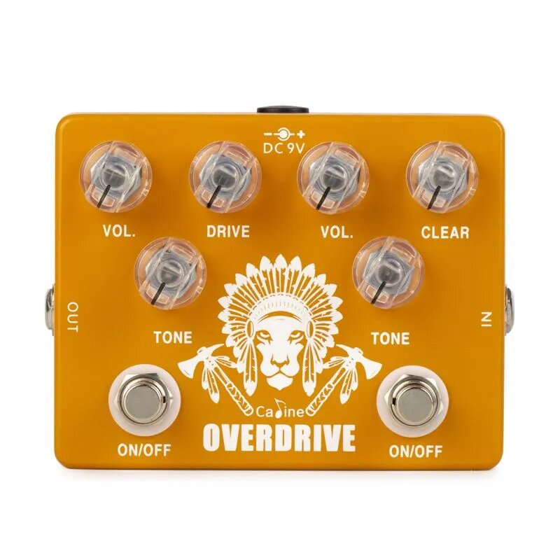 Педаль эффектов для электрогитары Caline CP-70 High Chief Overdrive & Clear Boost Pedal