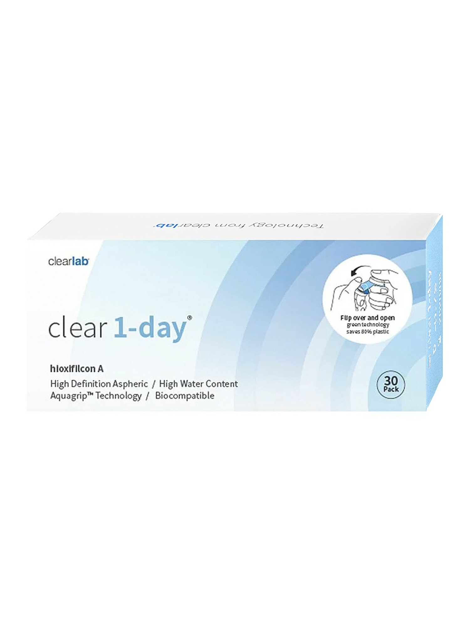 CLEAR1-DAY 8,7/14,2 N30 /-3,00/ мягкие контактные линзы — Контактные линзы - 30 шт в уп.