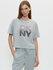 Футболка DKNY, размер XS, серый