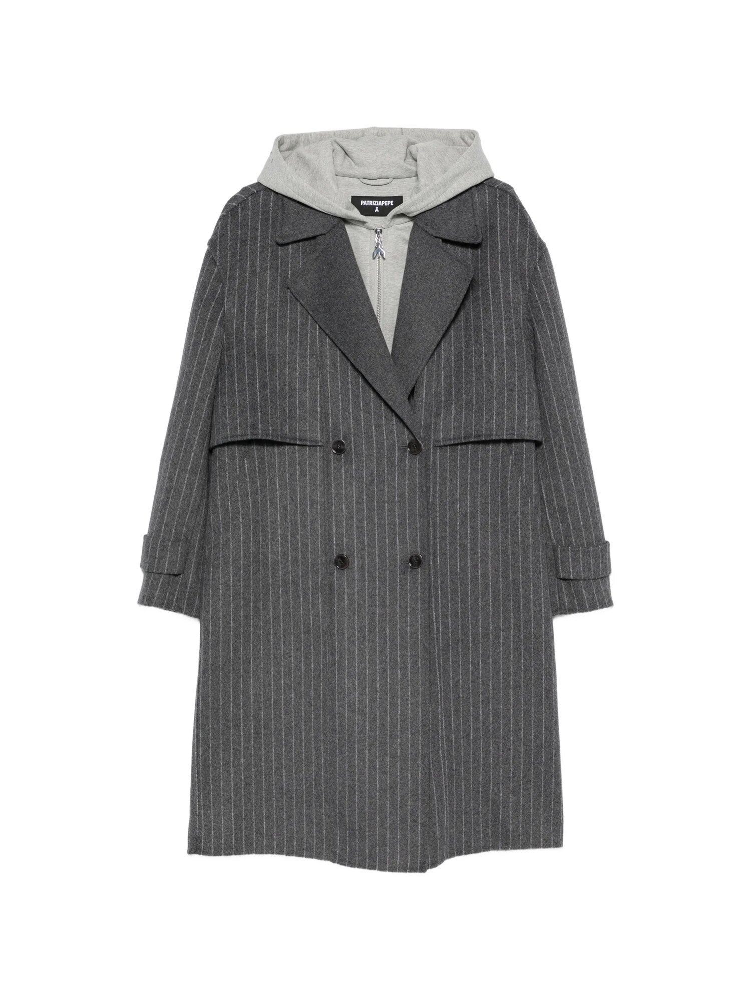 Пальто Pinstripe double-breasted coat