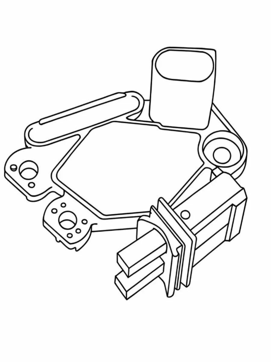 Регулятор напряжения генератора для TUCSON 15-/SPORTAGE IV 15- 2.0CRDI (STARTVOLT) VRR0847