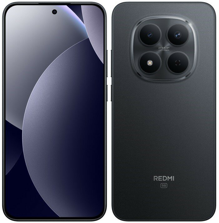 Смартфон Xiaomi Redmi Note 15 Pro, 200Мп, AMOLED, 12ГБ/512ГБ, NFC, черный