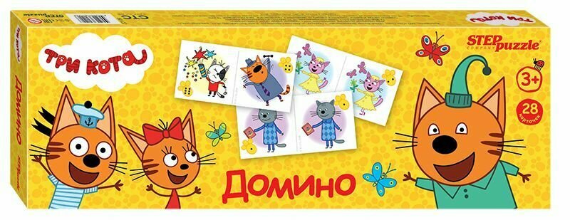 Домино "Три кота" (АО "СТС") настольная игра