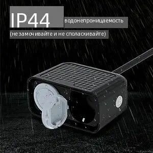 Премиальная умная розетка HITRENDS с двумя евроразъемами, влагозащита IP44, популярная для управления через голосовых ассистентов и приложение