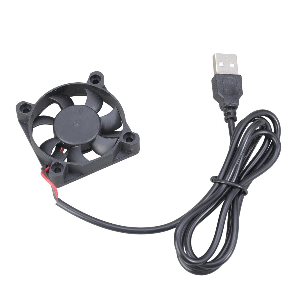 50-миллиметровый бесщеточный охлаждающий вентилятор 5V USB с низким уровнем шума, охлаждающий корпус, Запасная часть вентилятора