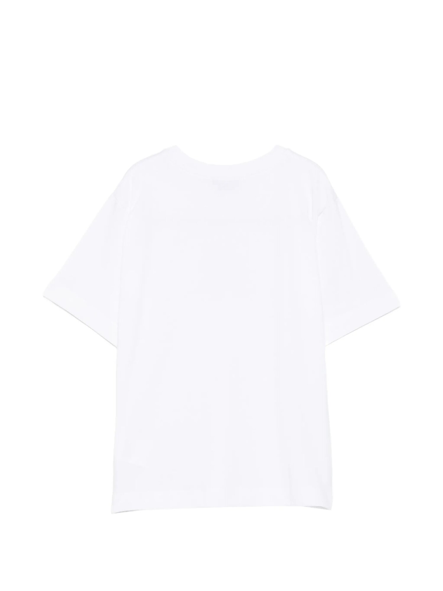 Футболка MOSCHINO Logo-print T-shirt, размер 110, бежевый/белый — фото 1