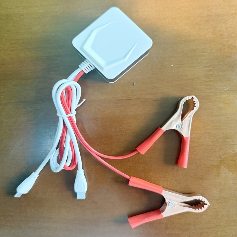 Зарядное устройство с крокодилами 8V/12V на 24V, 3USB, быстрая зарядка, преобразователь-инвертор для мотоциклетных и автомобильных аккумуляторов, зарядка телефонов и электронных устройств, 1 шт.