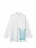 Рубашка ENFOLD Graphic-print button-down shirt, размер 38, white