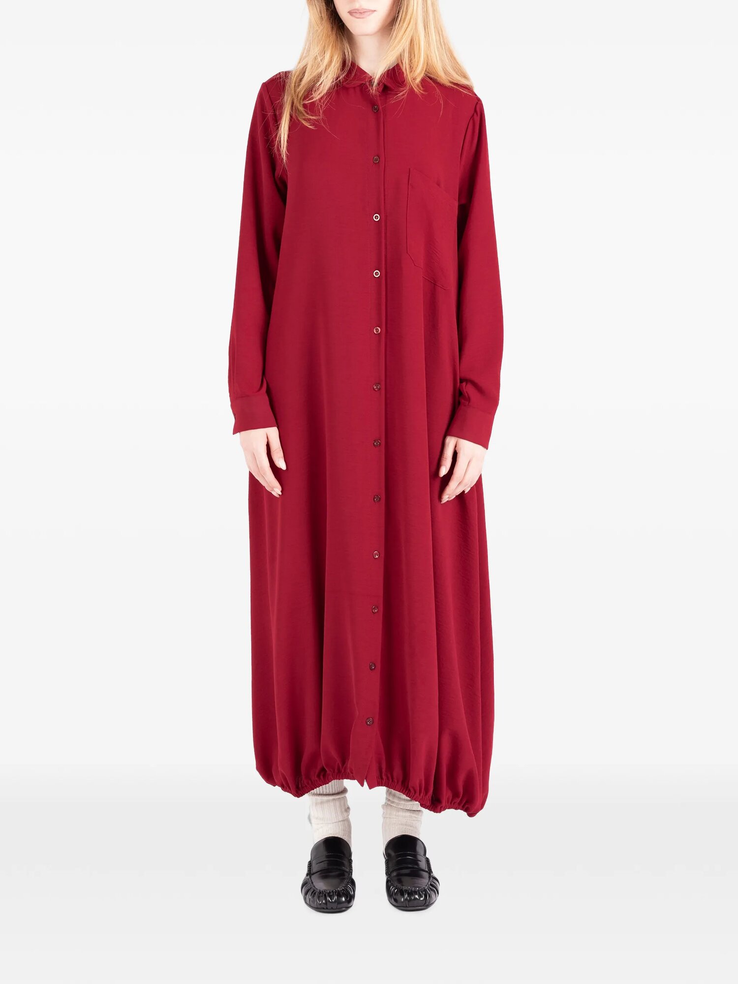 Платье Le Panier bubble-hem shirt midi dress