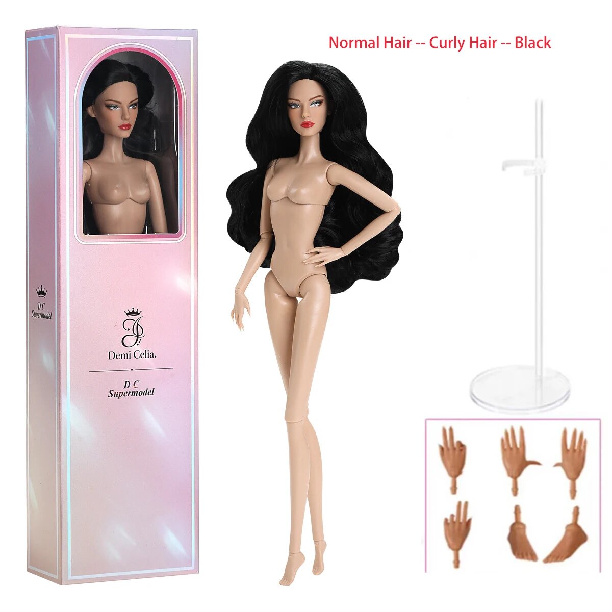 DCSupermodel кукла 32 см 2-го поколения Розовый, Normal Skin A5