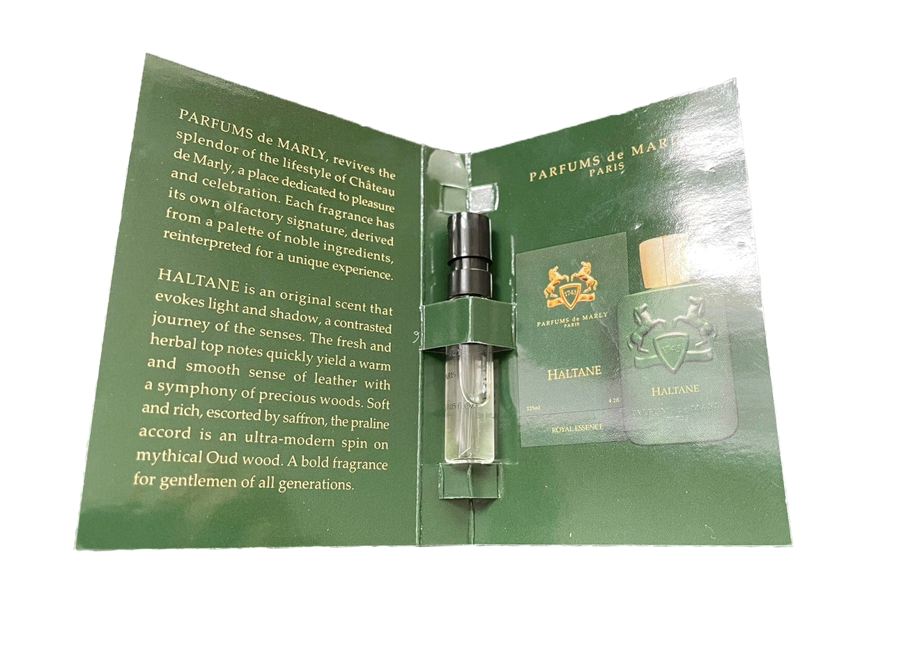 Parfums De Marly Haltane парфюмерная вода мужская 1.5 мл миниатюра - парфюм Де Марли Халтан пробник