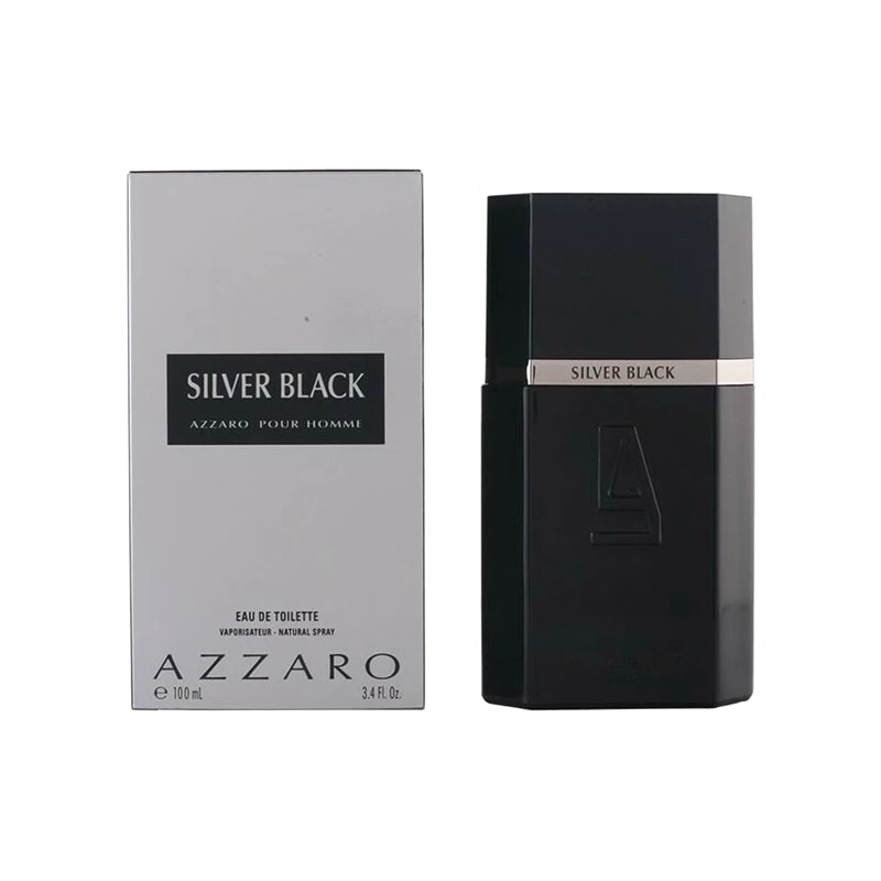 Азаро Сильвер Блэк туалетная вода 100 мл для мужчин / Silver Black