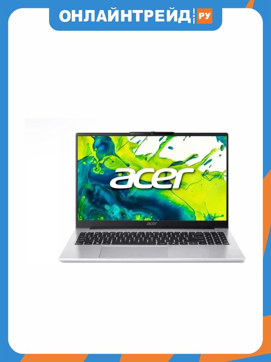 Ноутбук Acer Aspire Lite AL15-45P-R0MF 15.6", IPS, AMD Ryzen 7 5825U 2.0ГГц, 8-ядерный, 32Гб DDR4, 1Тб SSD, AMD Radeon Graphics, без ОС, серебристый (NX. DN5EX.001)