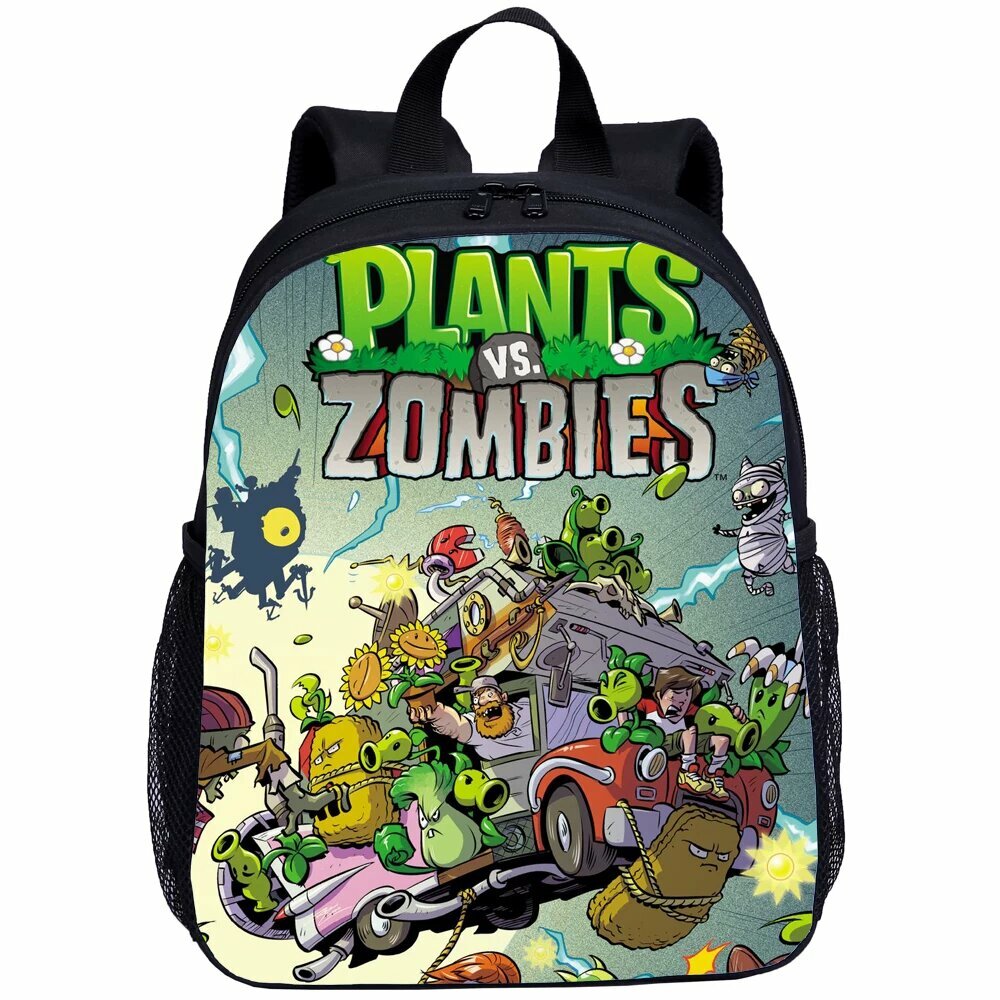 Рюкзак Plants vs Zombies 13 дюймов для детского сада школьный рюкзак для мальчиков #05