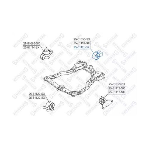 Подвеска, двигатель, HYUNDAI / KIA 21930-2D151 (1 шт.)