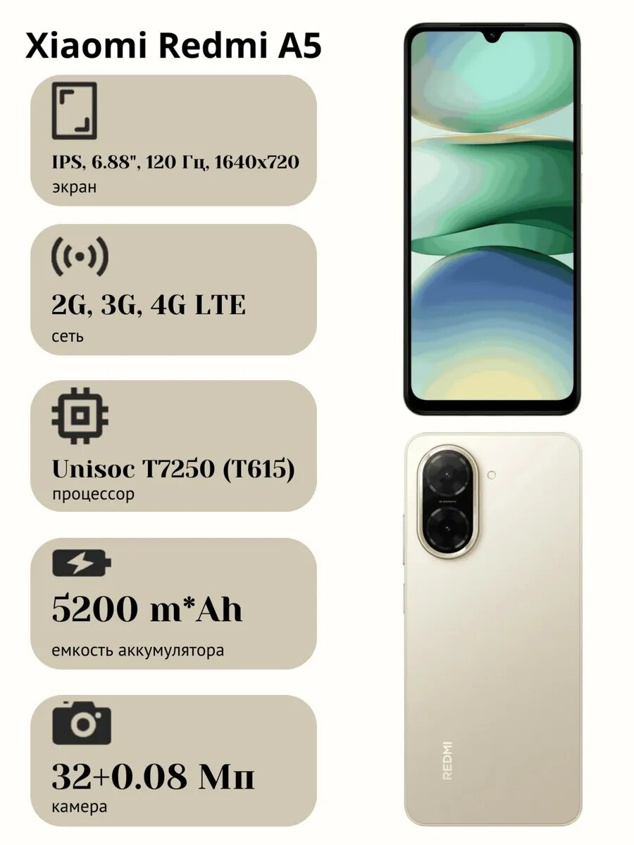 Redmi A5 3/64Gb Ростест