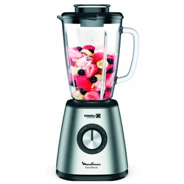 Cтационарный блендер Moulinex Blendforce 2 LM439D10, стационарный, 800Вт, 5 скоростей, турборежим