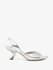 Босоножки Metallic-effect slingback sandals
