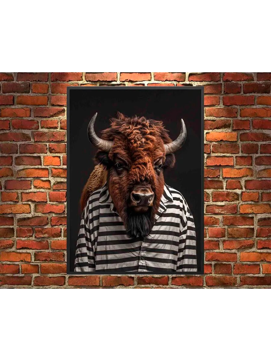 Заключенный на ферме бизонов 2, Плакат 30x42см