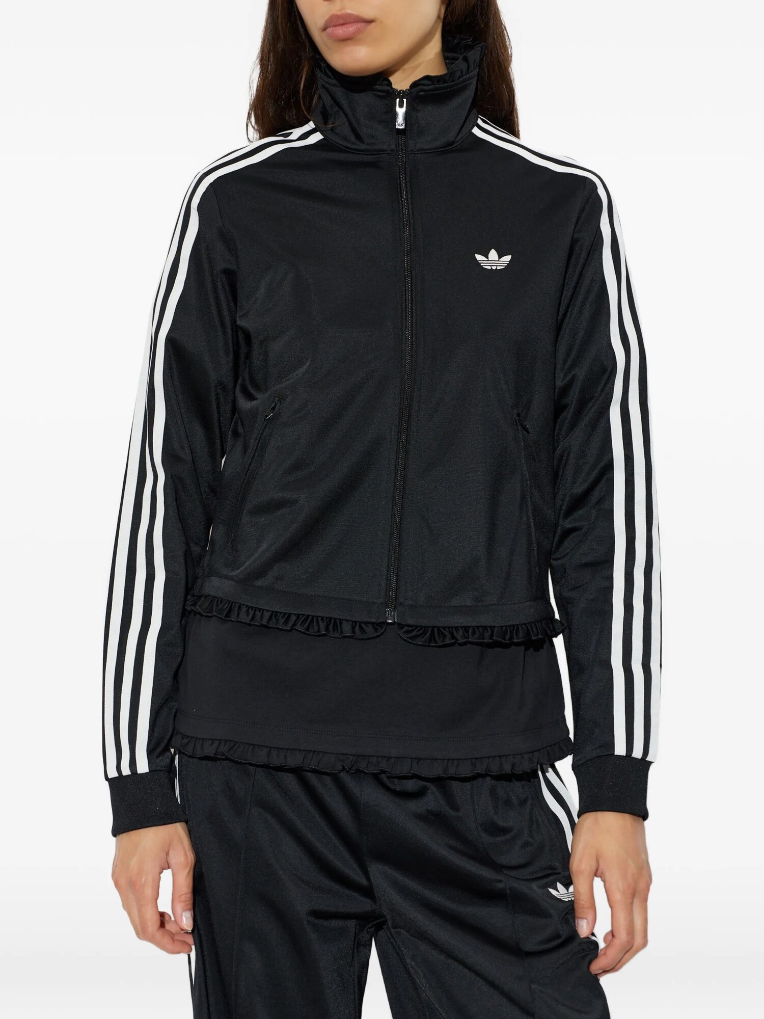 Топ adidas Pleated Firebird track top, размер 12 UK — фото 1