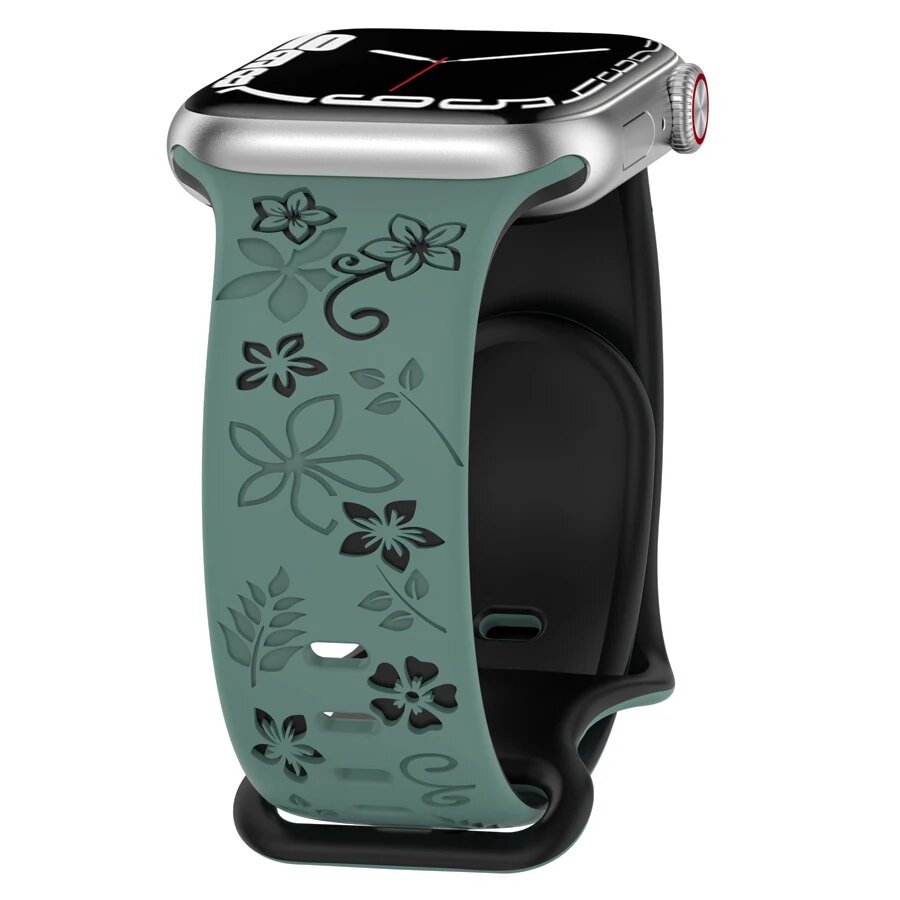 Ремешок ATOPKEY для Apple Watch, Dark Green Black