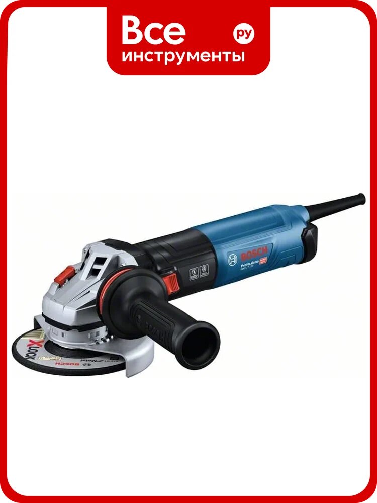 Угловая шлифмашина Bosch GWS 17-125 S с регулировкой оборотов 06017D0300