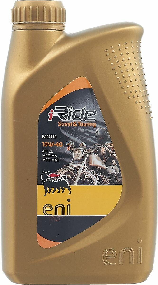 Eni I-Ride Moto 10W-40 Масло моторное, Полусинтетическое, 1 л для мотоцикла полусинтетика