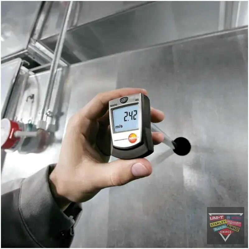 Термоанемометр Testo 405-V1, стик-класс, измерение скорости воздуха, температуры, объемного расхода 0560 4053