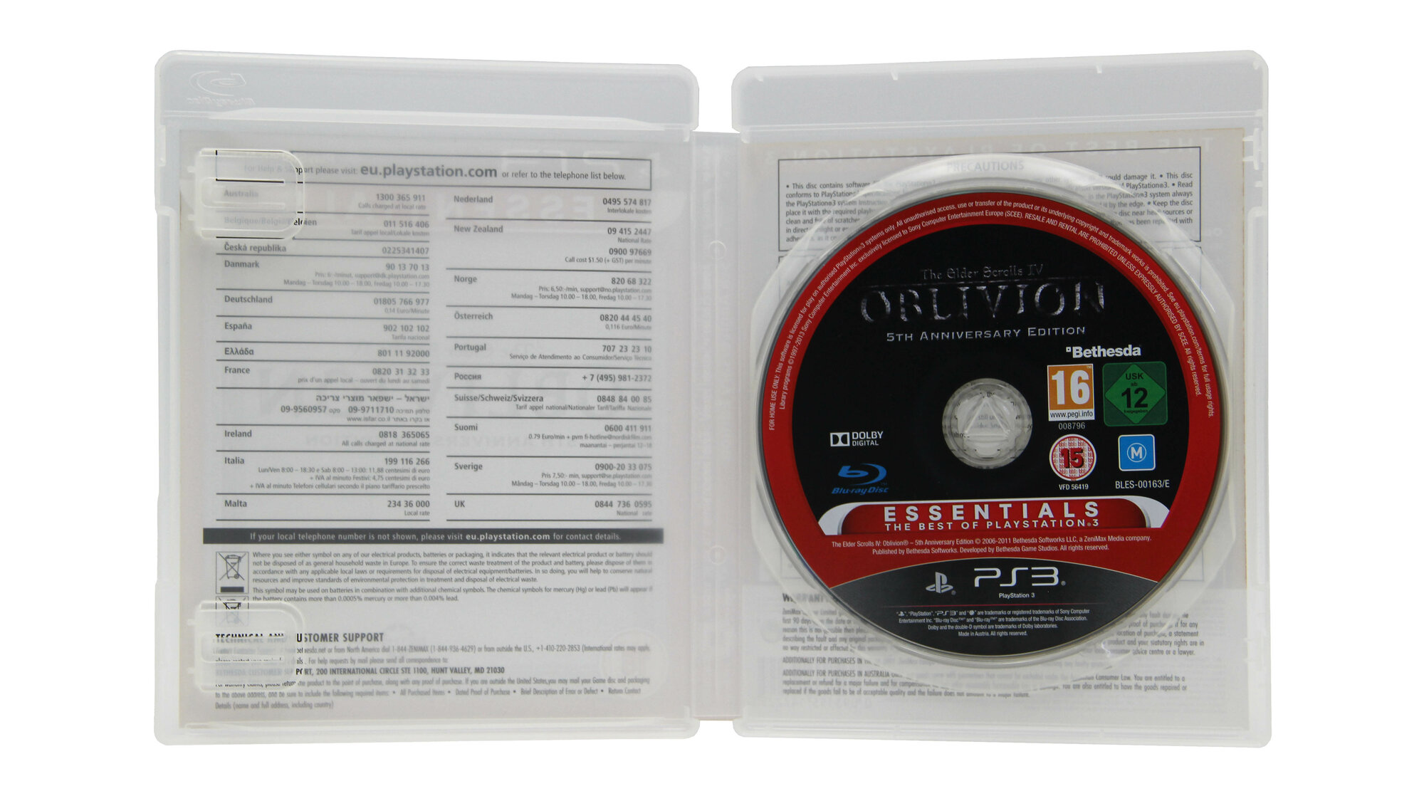 The Elder Scrolls IV Oblivion 5th Anniversary Edition (PS3, PL/ES) — фото 1