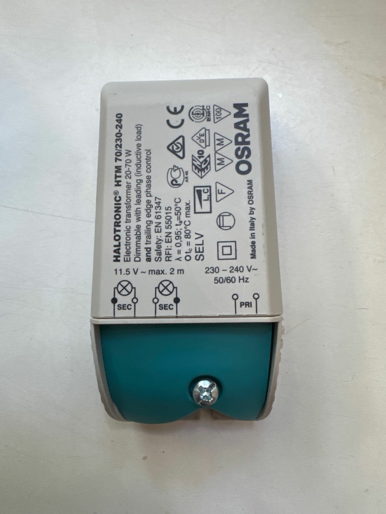 Трансформатор Osram Halotronic HTM 70/230-240 — фото 1
