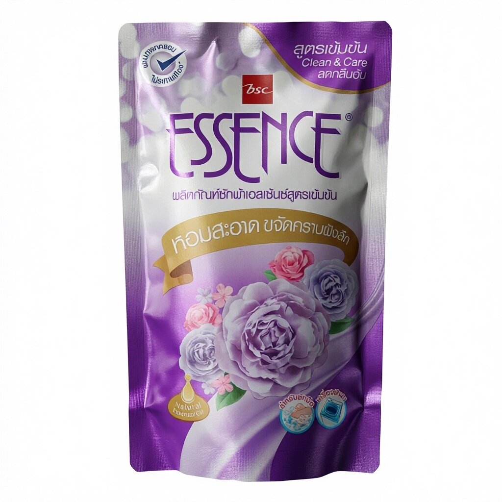 LION Essence Гель для стирки концентрат 600мл Romantic Violet Фиалка мягкая упаковка