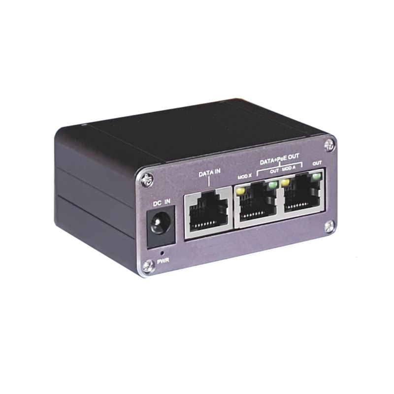Гигабитный Промышленный MINI POE Инжектор 24В 60Вт И 48В 60Вт, Режимы , Совместим С 48В.