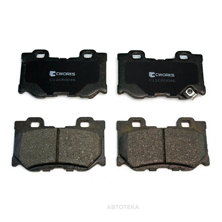 Тормозные колодки дисковые INFINITI FX/Q50/Q60 08- CWORKS C12CR0046