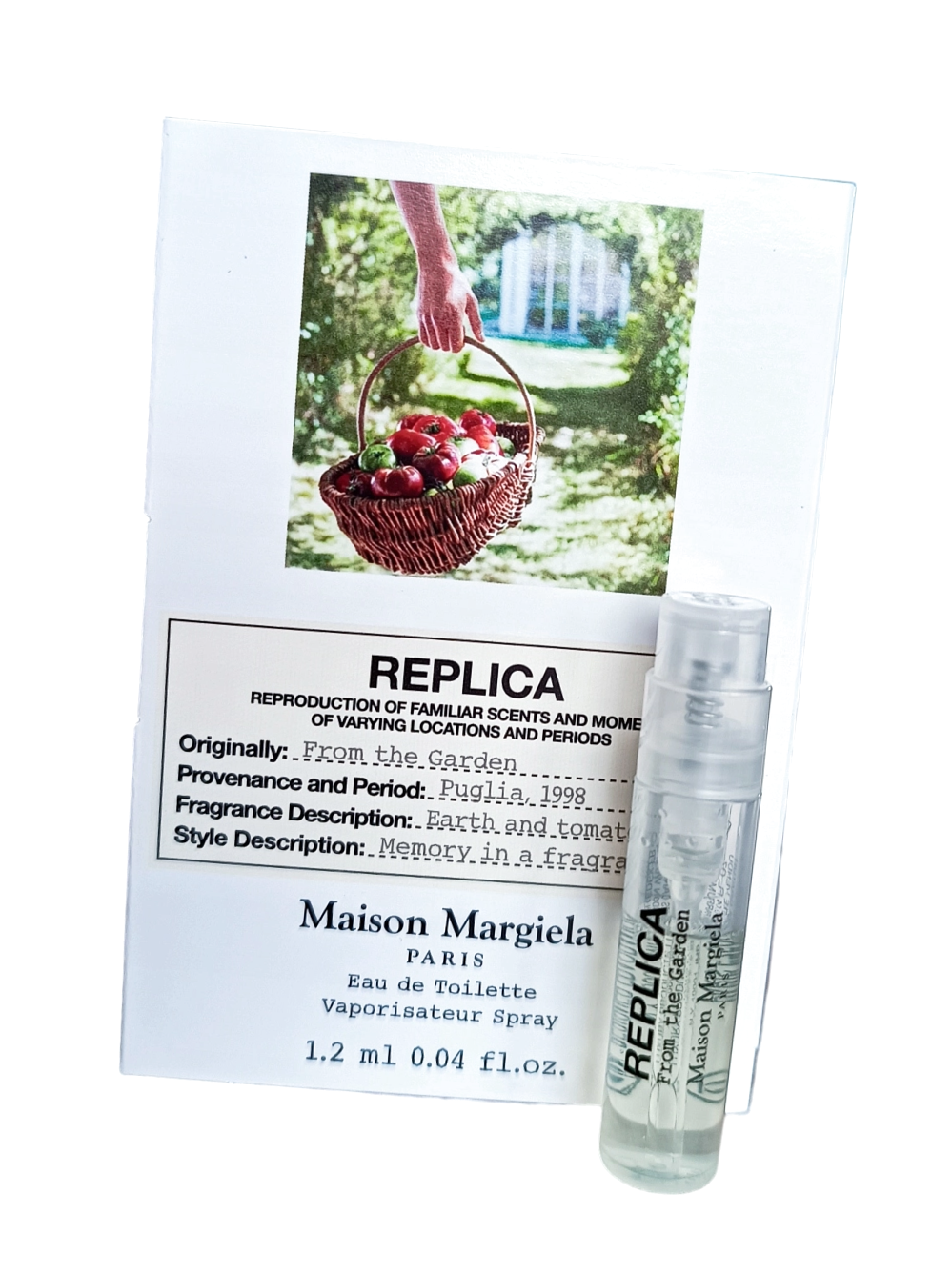 Пробник туалетной воды Maison Martin Margiela Replica From The Garden для мужчин и женщин 1.2 мл