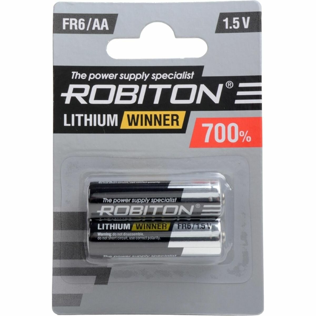 Батарейка ROBITON WINNER R-FR6-BL2 FR6 BL2 (2шт/уп) (2340984), 20 уп.