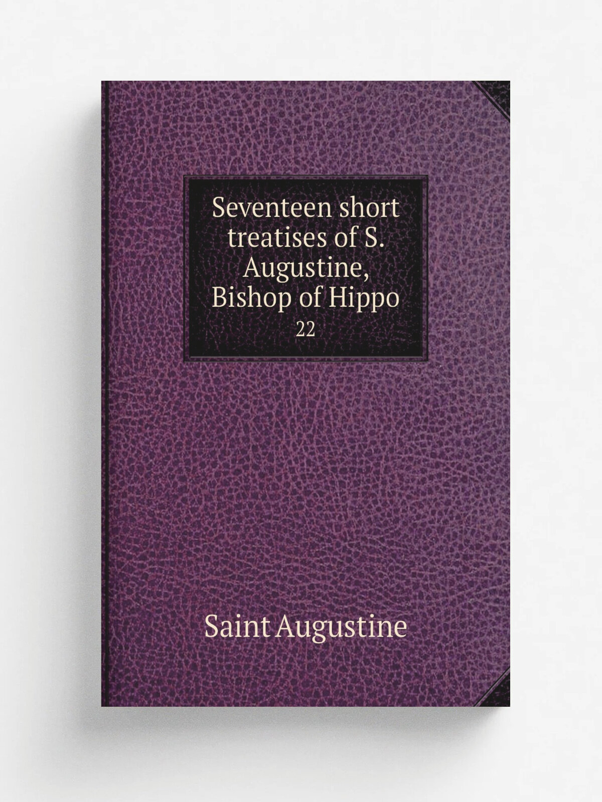 Seventeen short treatises of S. Augustine, Bishop of Hippo. 22 | Saint Augustine | 1847 | Oxford : J. H. Parker ; London : F. and J. Rivington | Репр…