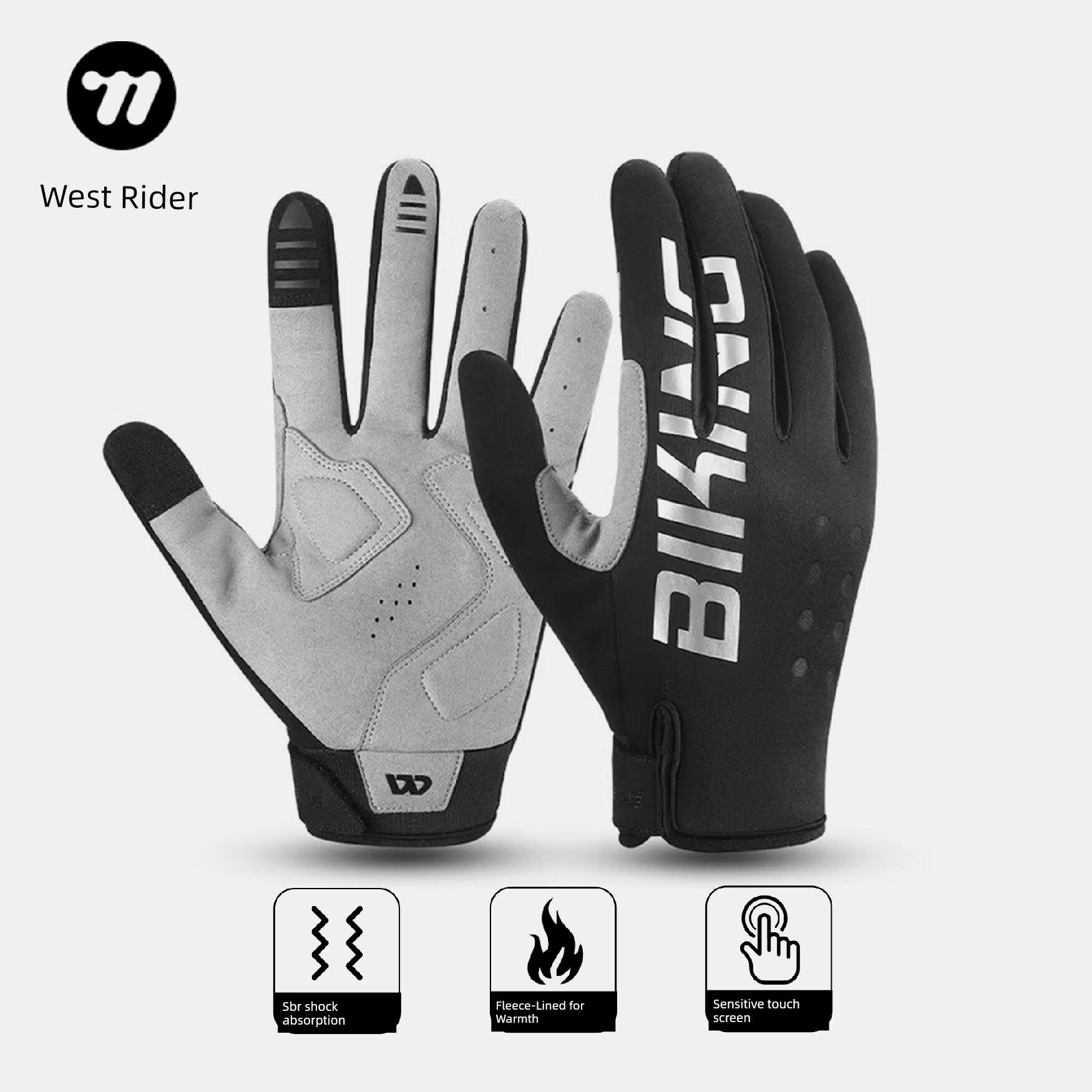 Перчатки West Biking 0211237 для взрослых и детей