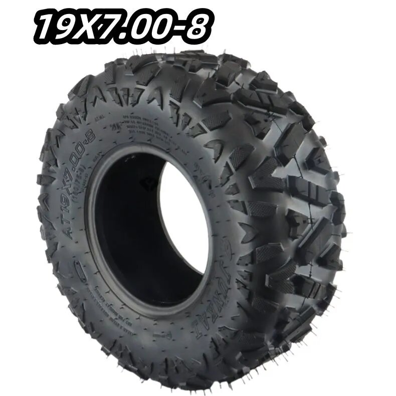 ATV 19X7.00-8 Мотошины 170/R17 бескамерная шина для квадроцикла черная 1 шт.